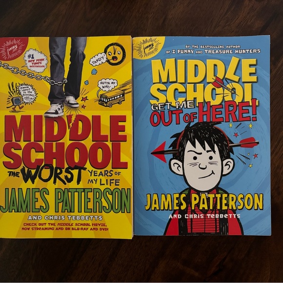 Other | Middle School Book Set By James Patterson | Poshmark